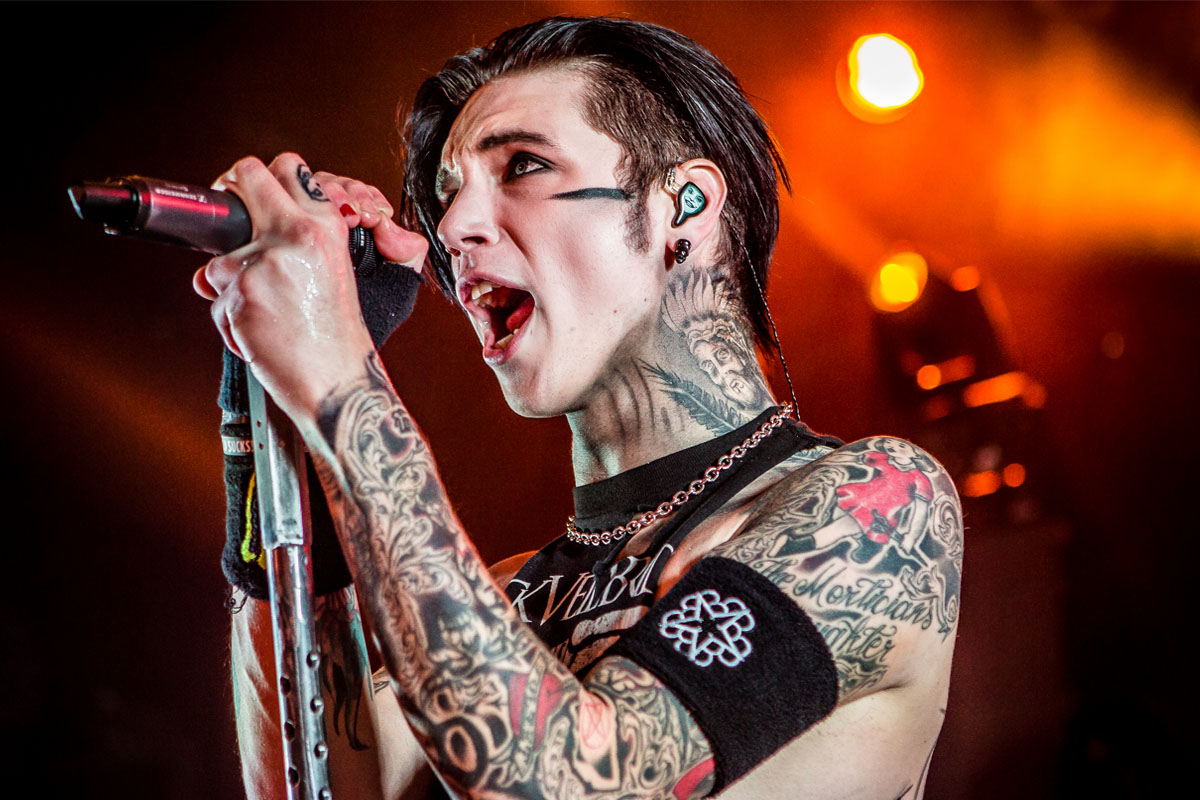 Andy Biersack Reacts To Black Veil Brides Being Snubbed From Best Rock ...